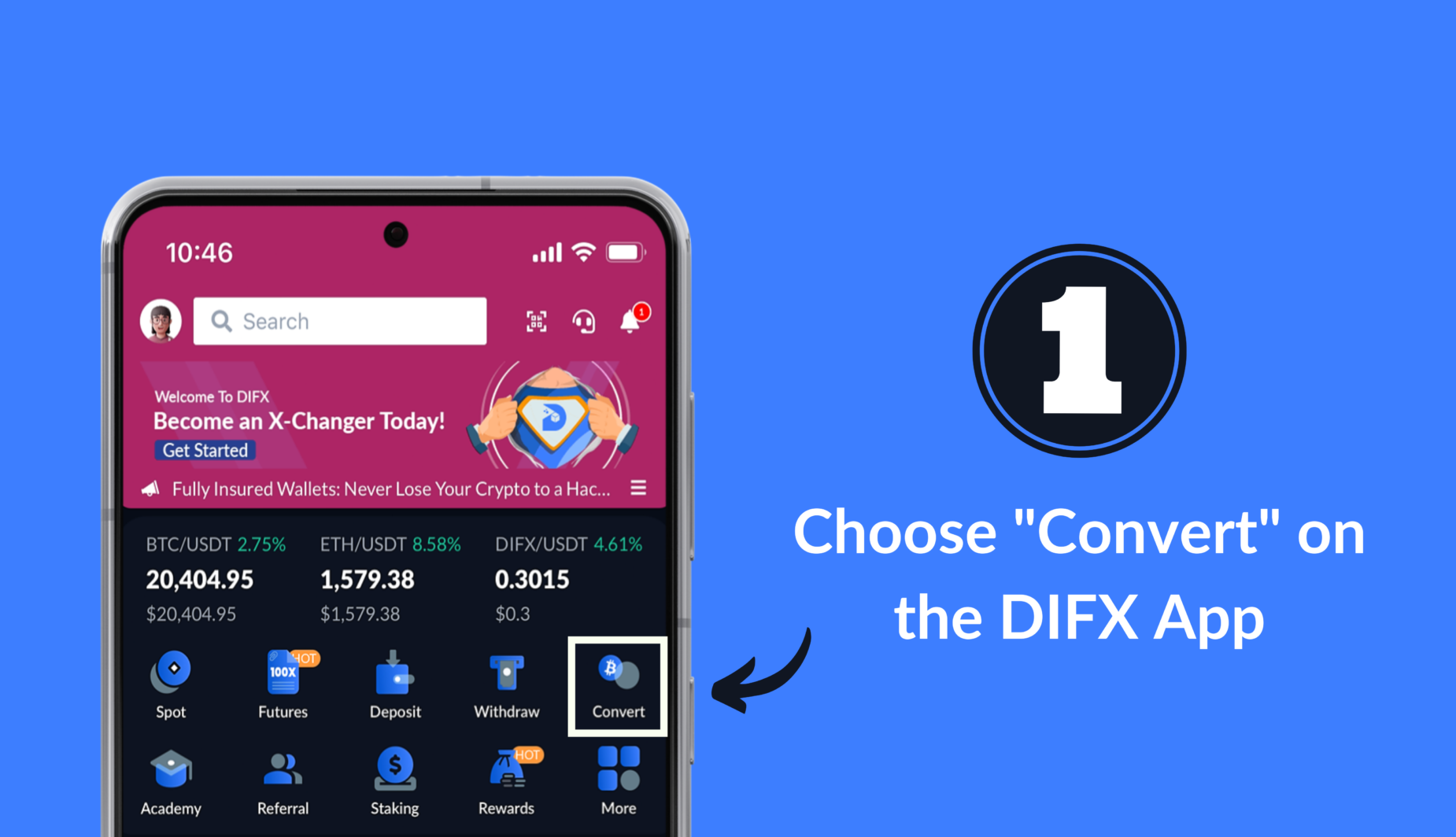 DIFX Converter: Swap Your Crypto With a Click - DIFX Blog